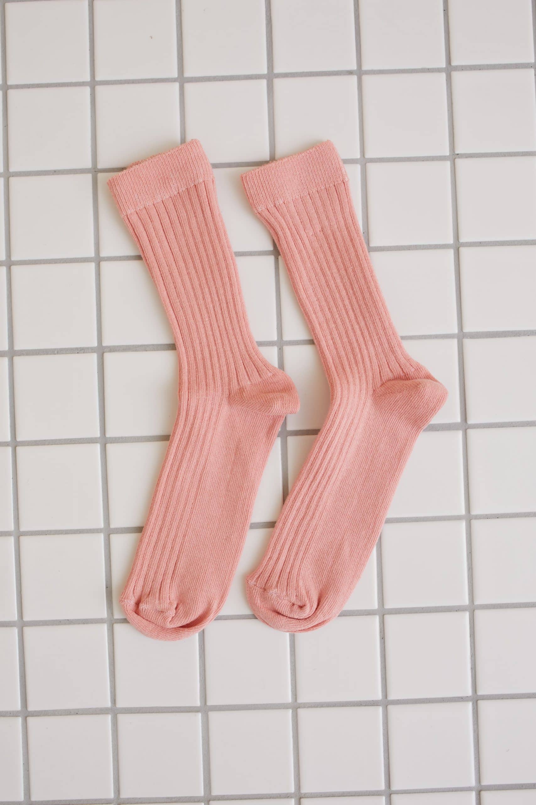Light Pink Socks OXOX